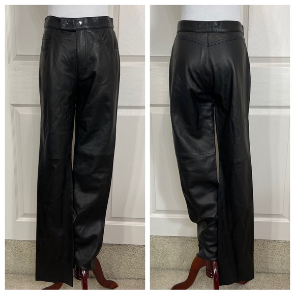 Ralph Lauren | Pants & Jumpsuits | Leather Ralph Lauren Sport Leather ...